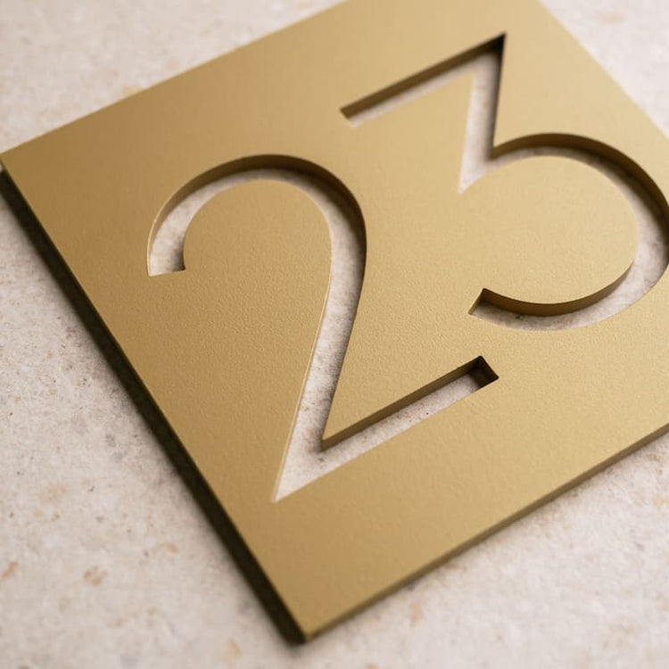 Letterbox plates – Peninsula House Numbers